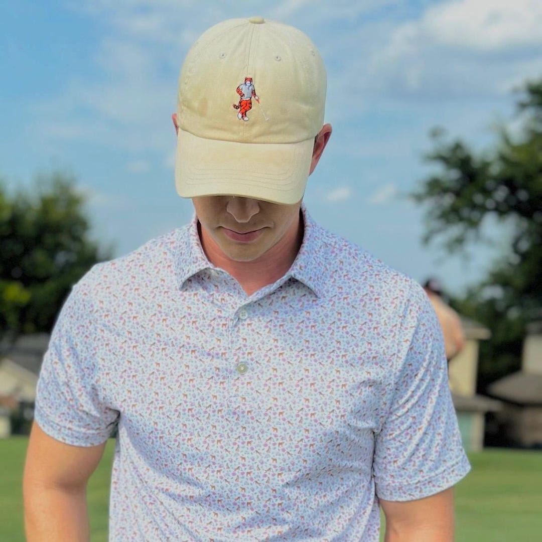 Golfing Tiger Dad Hat - Etsy