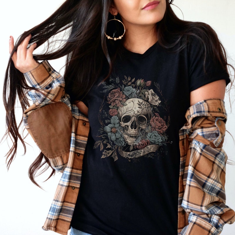 Vintage Skull T Shirt Men - Etsy