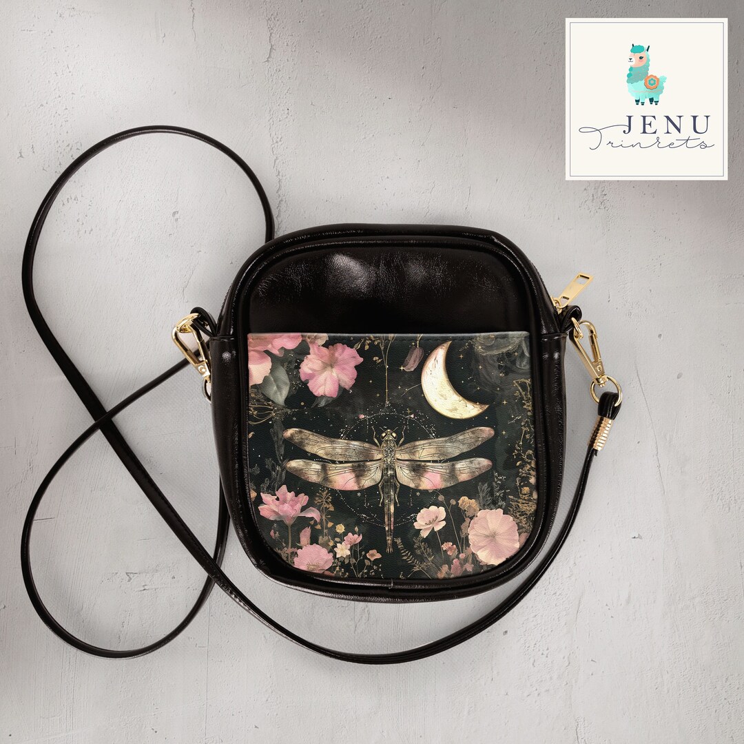 Gothic Celestial Firefly Sling Bag Dark Academia Goth Animal Magic ...