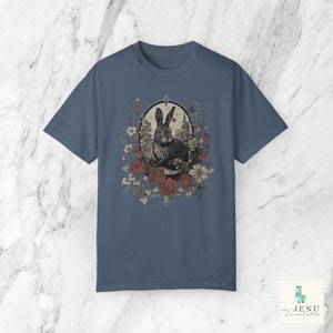 Whimsical Vintage Victorian Woodland Rabbit Tshirt Old Nature Tree ...