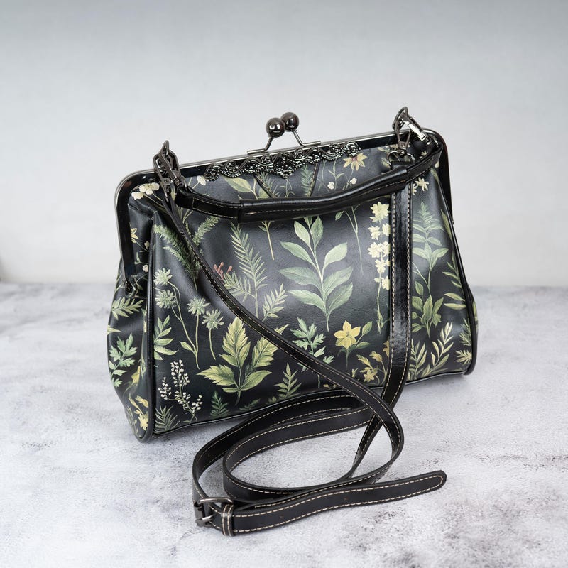 Vintage Sage Green Purse - Etsy