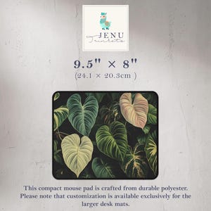 Rare Philodendron Variegata Plant Desk Mat Aroid Variegated Var Mouse ...