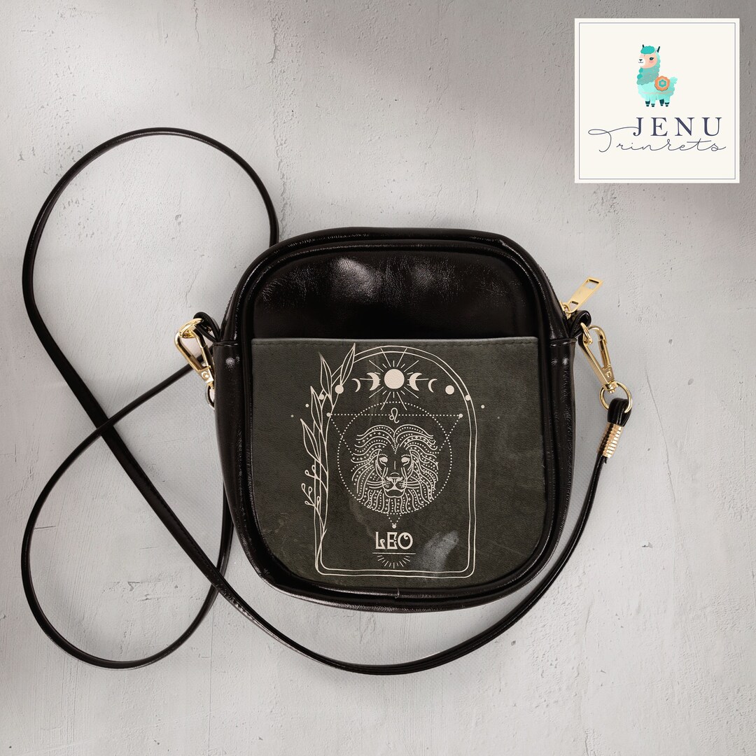 Leo Mystic Celestial Boho Zodiac Sign Sling Bag Astro Bday July August ...