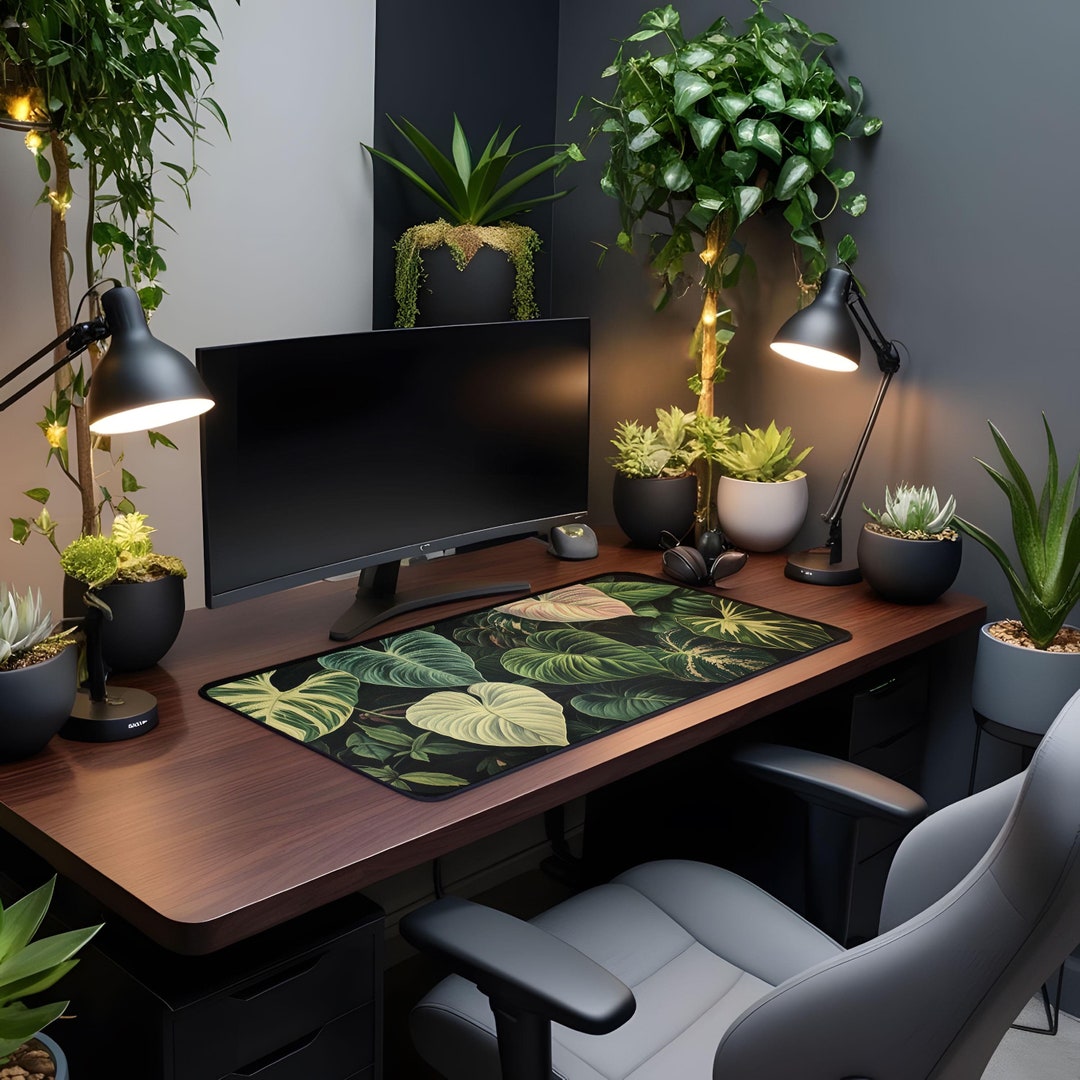 Rare Philodendron Variegata Plant Desk Mat Aroid Variegated Var Mouse ...