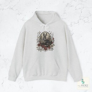 Whimsical Vintage Victorian Woodland Rabbit Hoodie Old Nature Tree ...