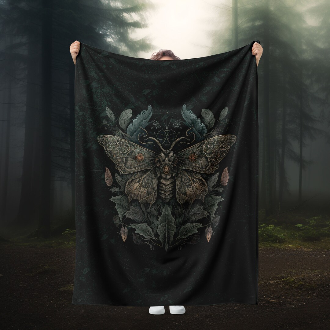 Vintage Gothic Moth Goth Nature Forest Cottage Core Fairycore Goblin ...