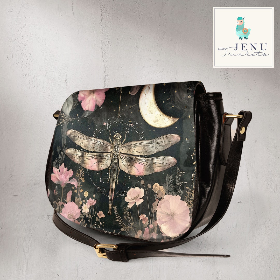 Gothic Celestial Firefly Crossbody Shoulder Bag Dark Academia Goth ...