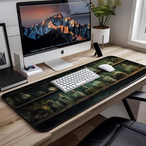 Vintage Witchy Alchemy Apothecary Desk Mat Nature Potion Witchcraft ...