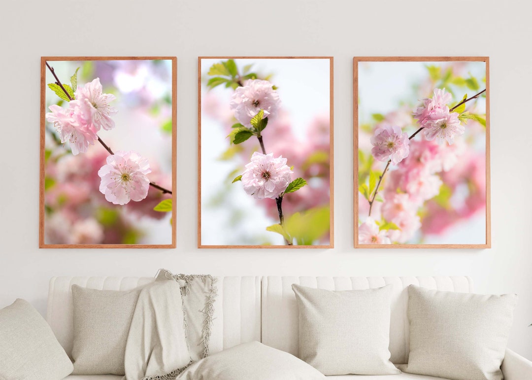 Japanese Cherry Blossom Print Set Digital Download - Etsy