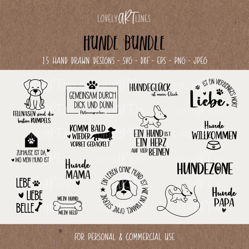 Plotterdatei hund - Etsy.de