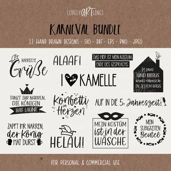 Karneval fasching sticker - Etsy.de