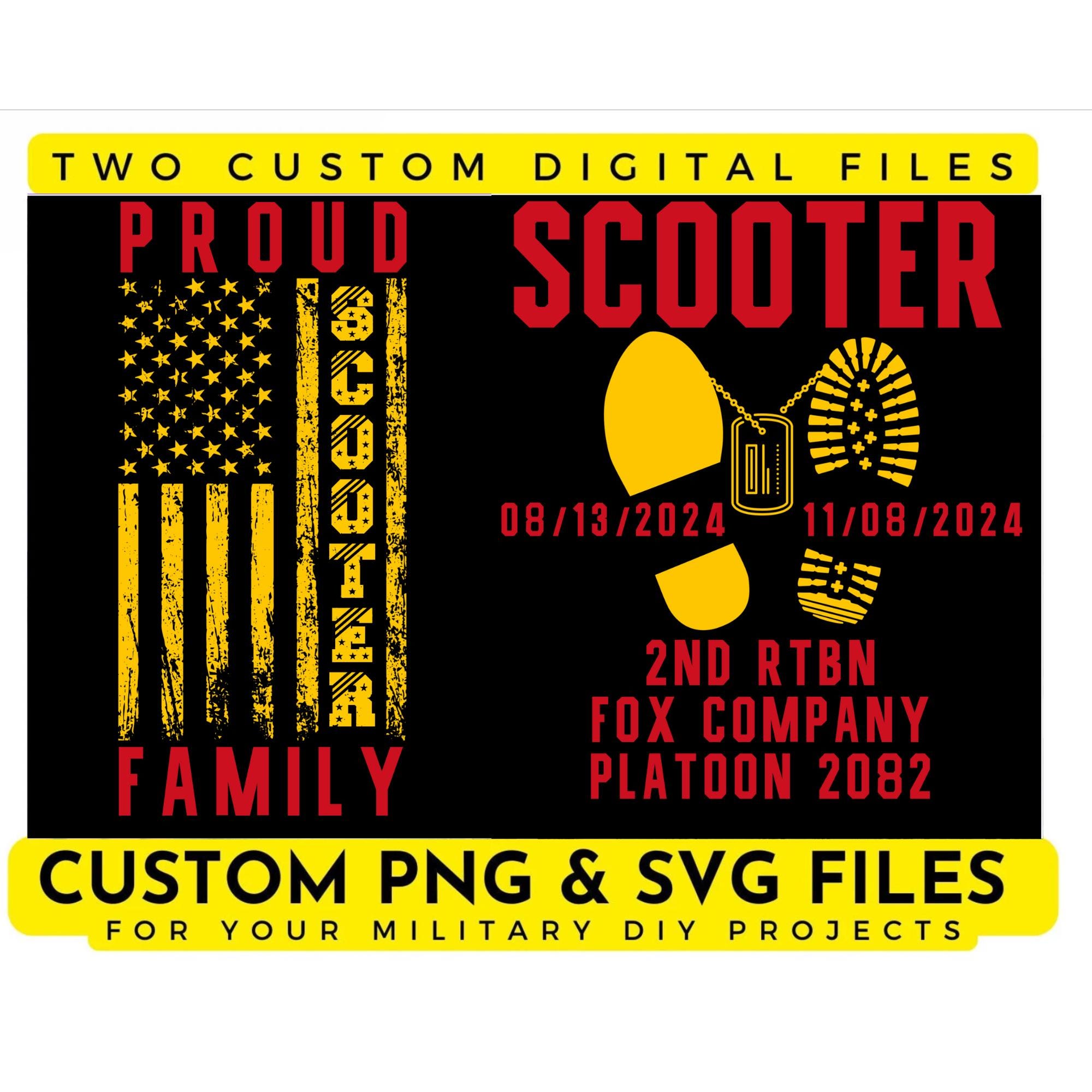 Custom Military Graduation PNG & SVG, Family Bootcamp Design (digital ...