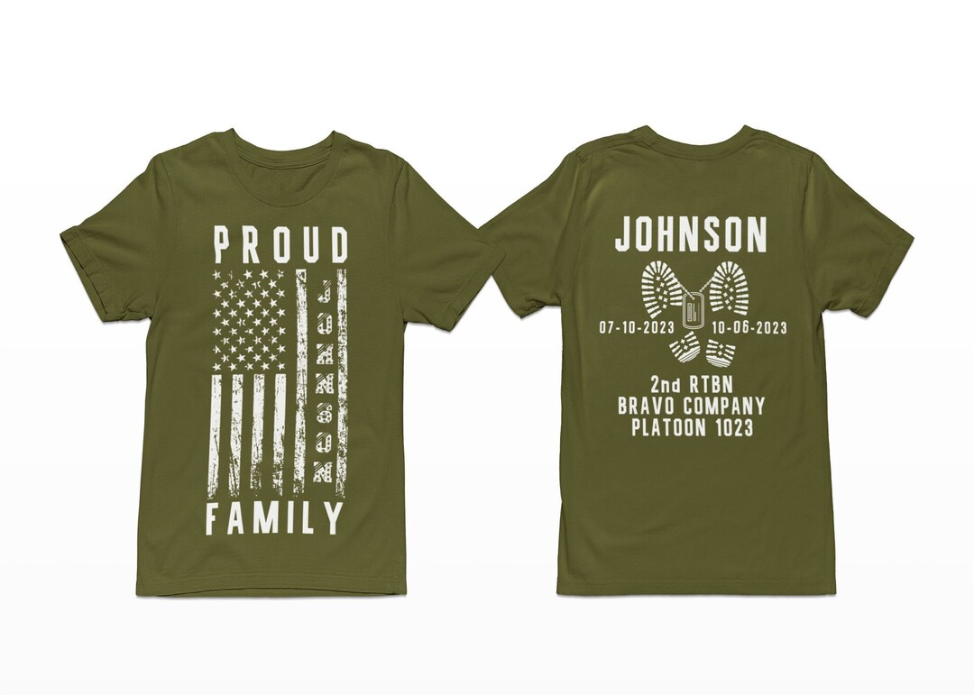 Custom Family Day Bootcamp Graduation T-shirt Military Graduation ...
