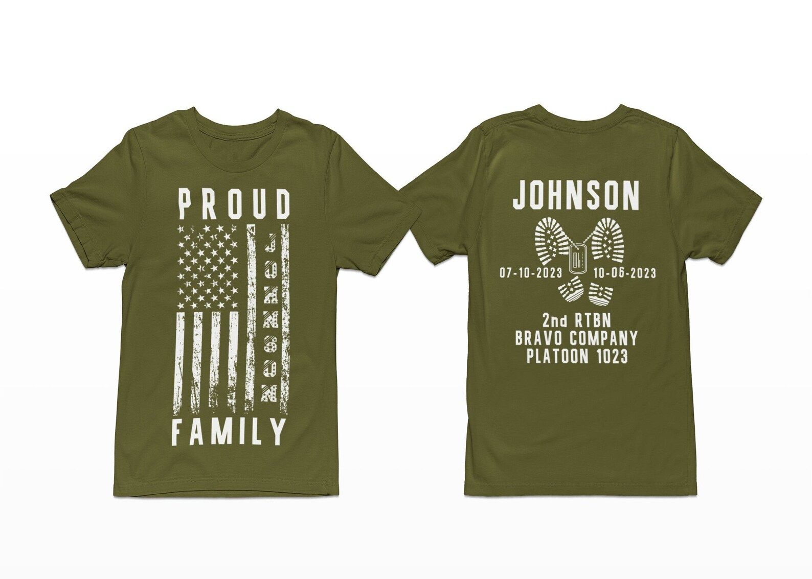Custom Proud Military Family Bootcamp Graduation Tshirt Matching ...