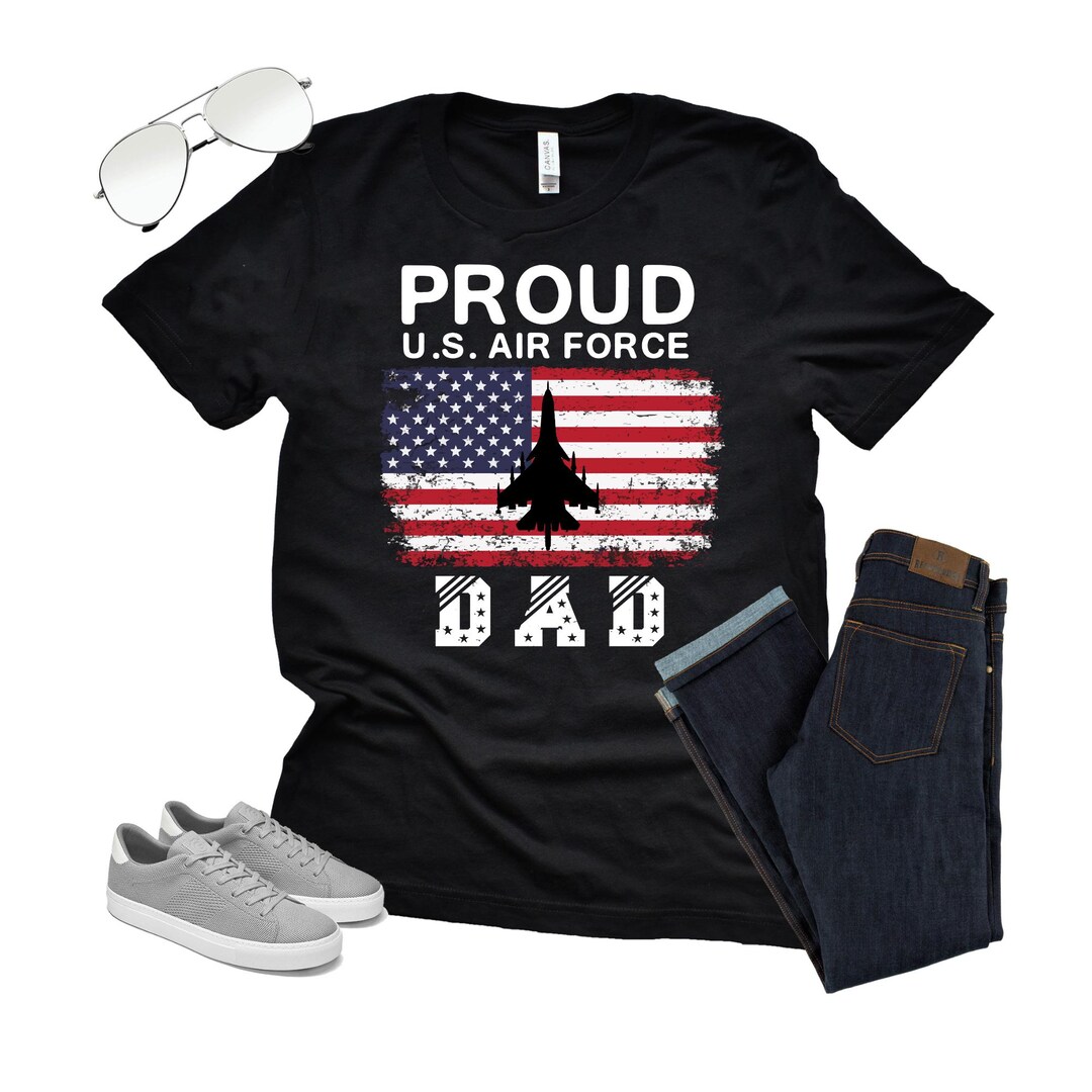 Proud US Air Force Dad Custom Air Force Family Shirts Air Force Family ...