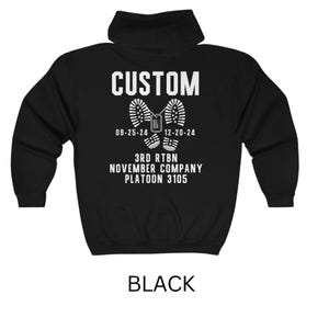 Zip Hoodie Custom Family Day Bootcamp Graduation Zip Hoodie Military ...