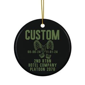 Custom Military Ornament, Military Christmas Gift, Deployment Gift ...