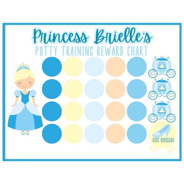 Canva Template Potty Chart - Etsy