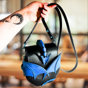 Dragon Embrace Dragon Handbag, Natural Leather - Etsy UK
