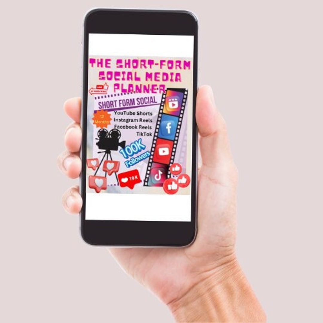The Short-form Social Media Planner for Tiktok, Facebook & Instagram ...