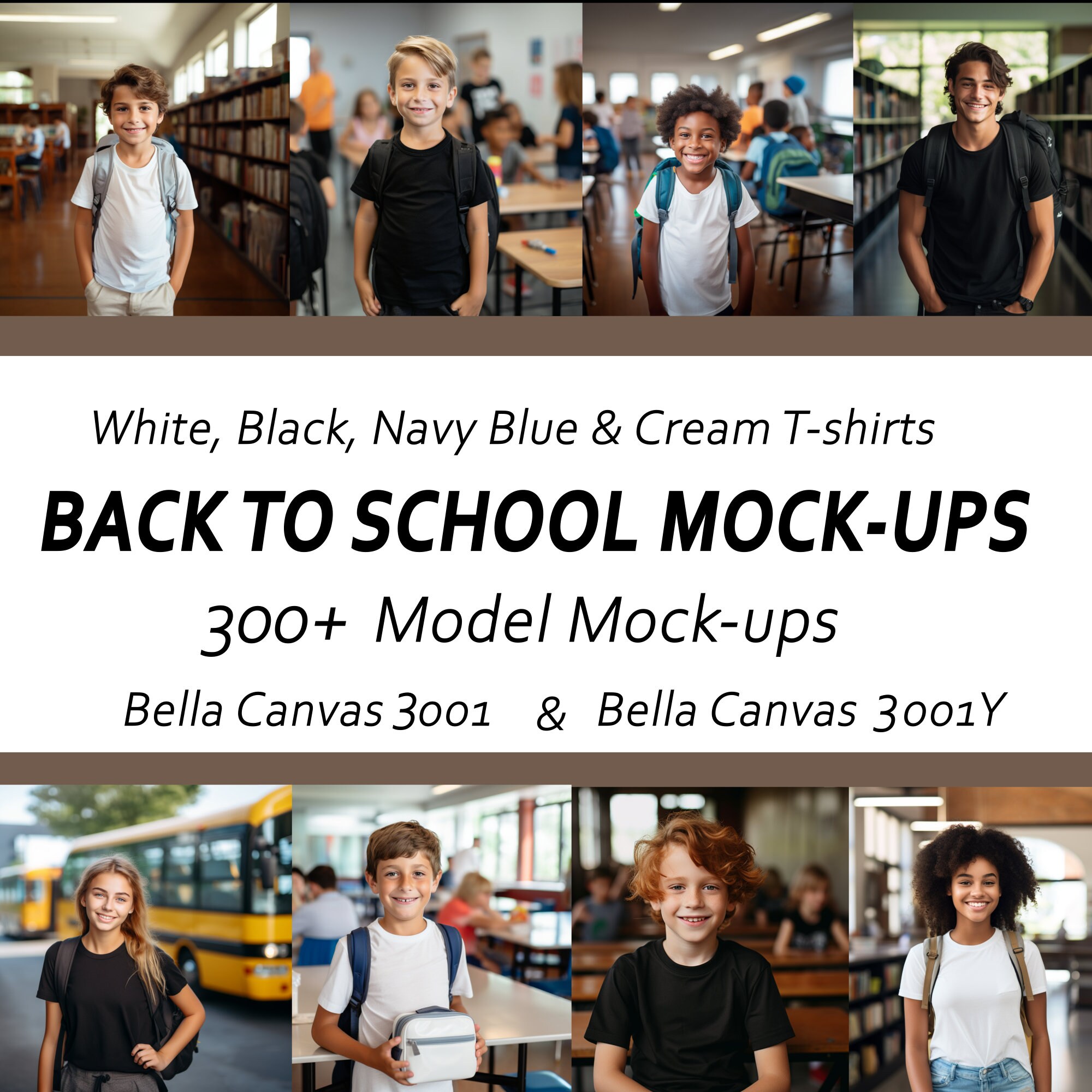 Back to School Mockup Bundle Kid Mockups Teen Mockups - Etsy