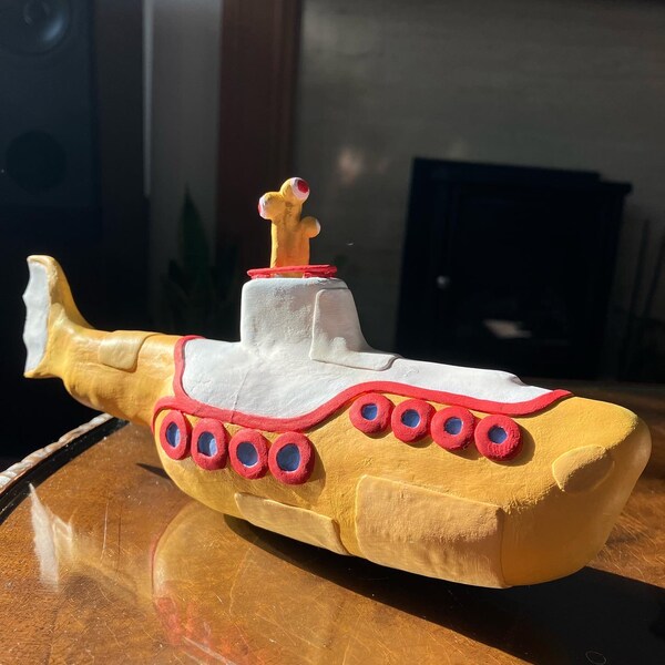 Yellow Submarine Sculpture - Etsy