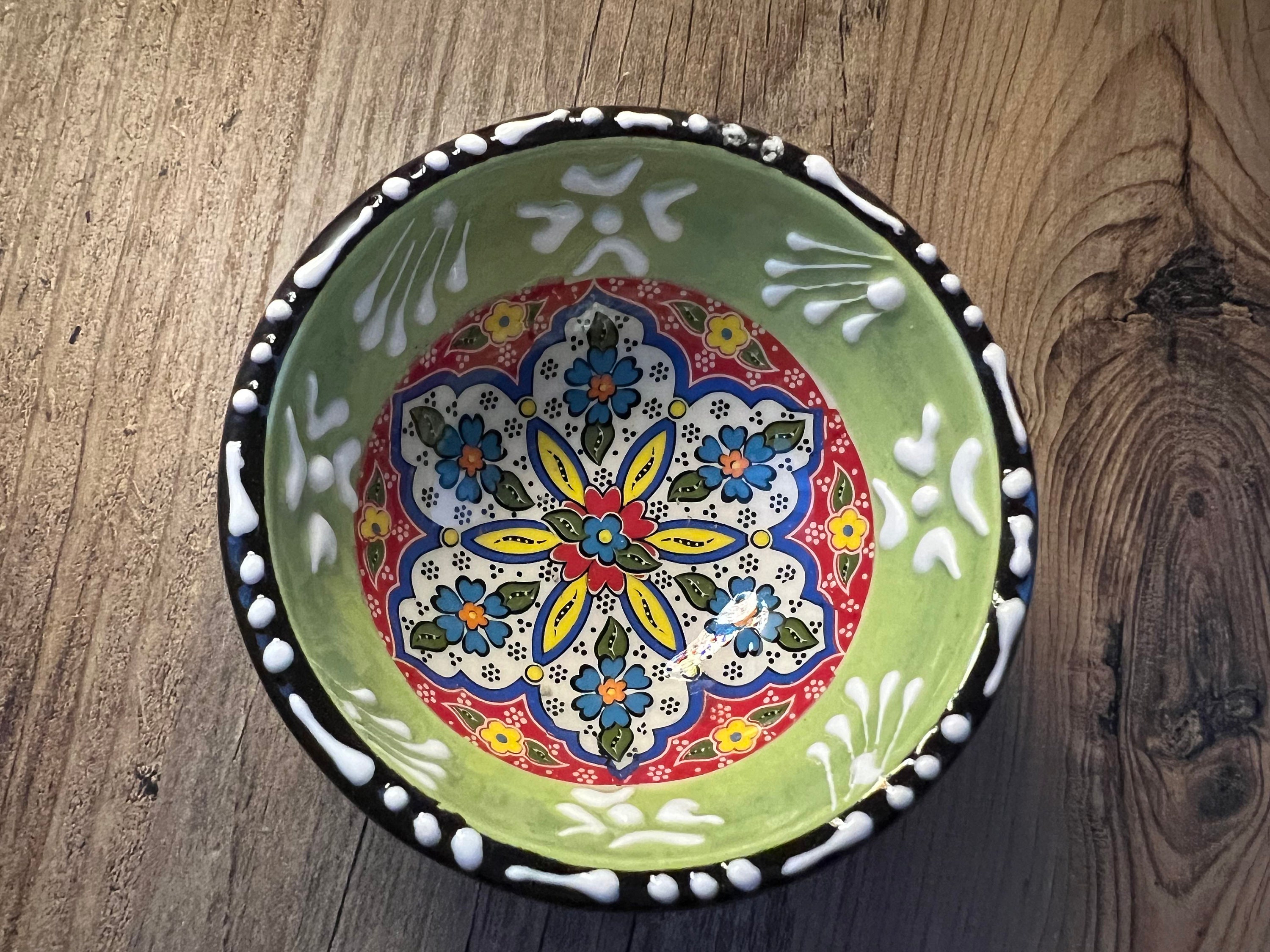 Turkish Ceramic Bowl, Handmade Ceramic Bowl, Set of 6 Beautiful Bowl ...