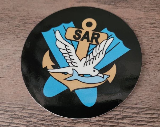 SAR Rescue Swimmer Logo Sticker. - Etsy