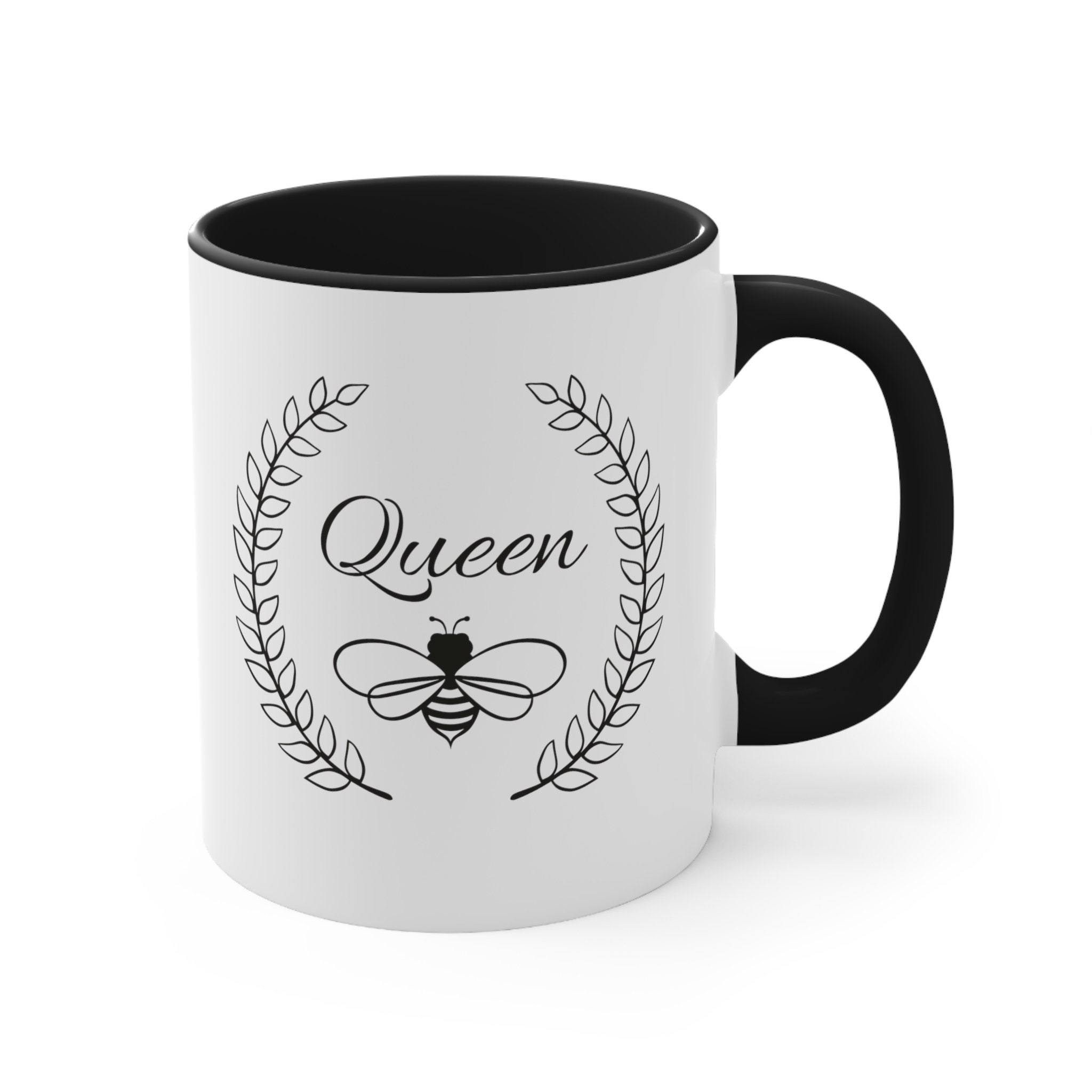 Queen Bee Coffee Cup, Bumble Bee Gift for Mom, Cute Mug for Work, Queen ...