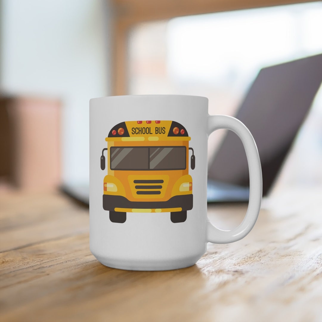 School Bus Driver Coffee Cup, Best Bus Driver Gift, Coffee Lover Mug ...