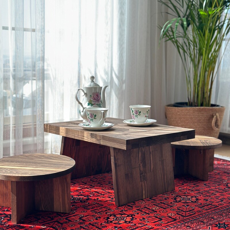 Low Table for Sitting on the Floor - Etsy