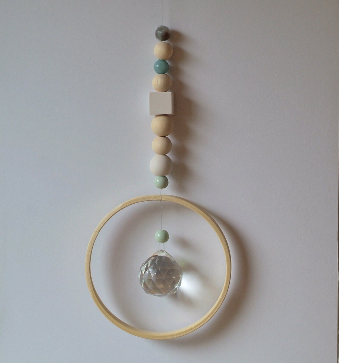 Suncatcher Light Catcher Sun Catcher Glass Crystal Ceramic Bead Wooden ...