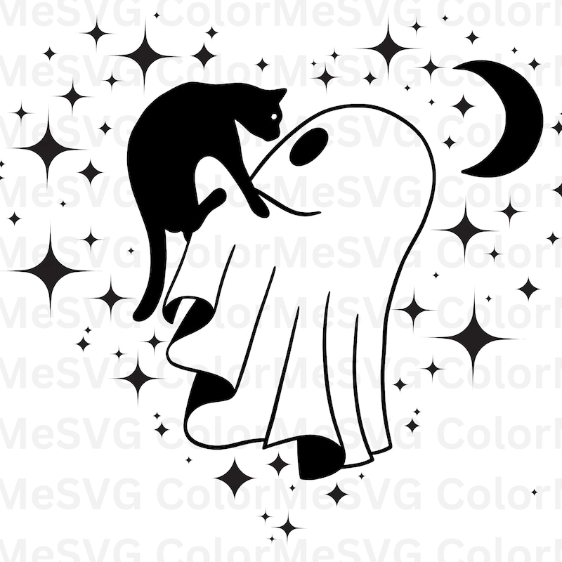 Halloween Silhouette Svg - Etsy