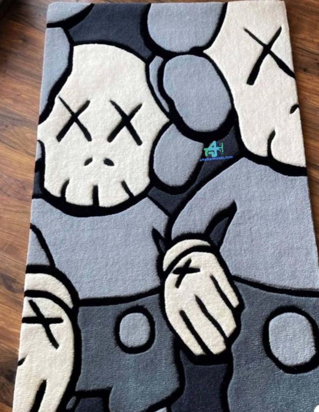 Kaws and Kaws Design Hand-tufted Rug Woolen Newzealand Wool - Etsy