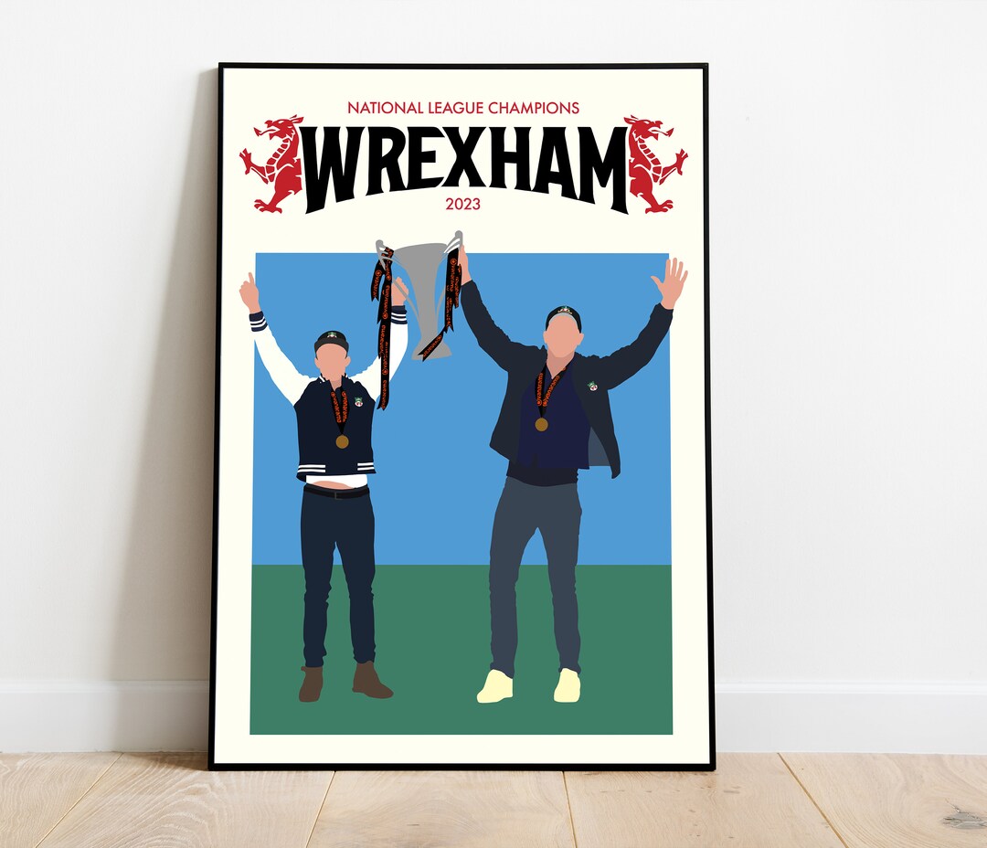 Wrexham - National League Champions Poster - Etsy