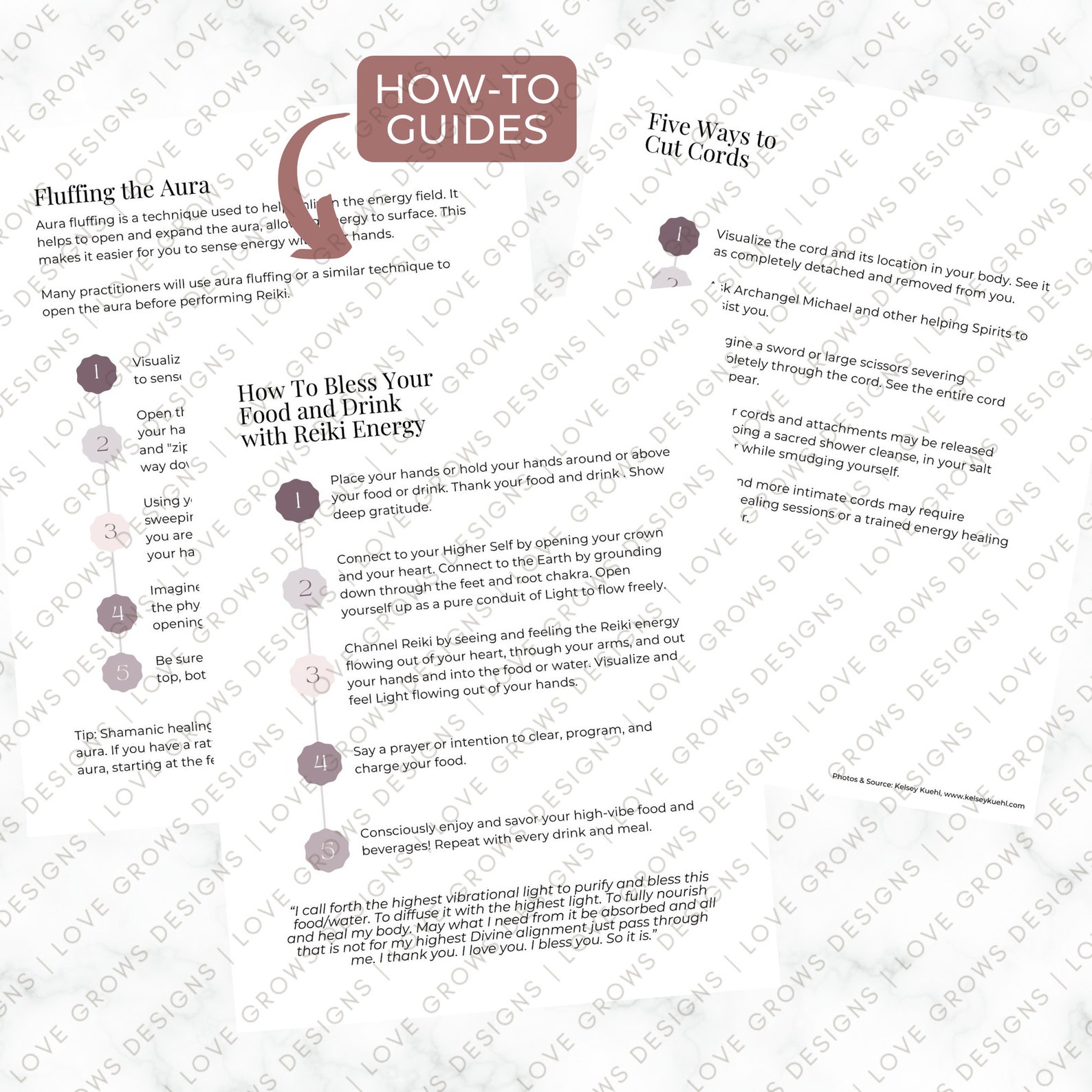 Reiki Training Manuals: Chakra Guide, Reiki Handouts (PDF) - Etsy