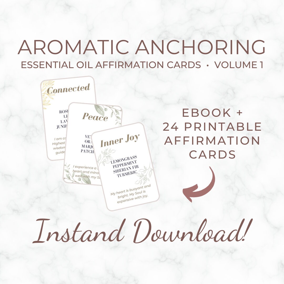 Aromatic Anchoring: Volume 3, Essential Oil Cards, Essential Oil Blends ...