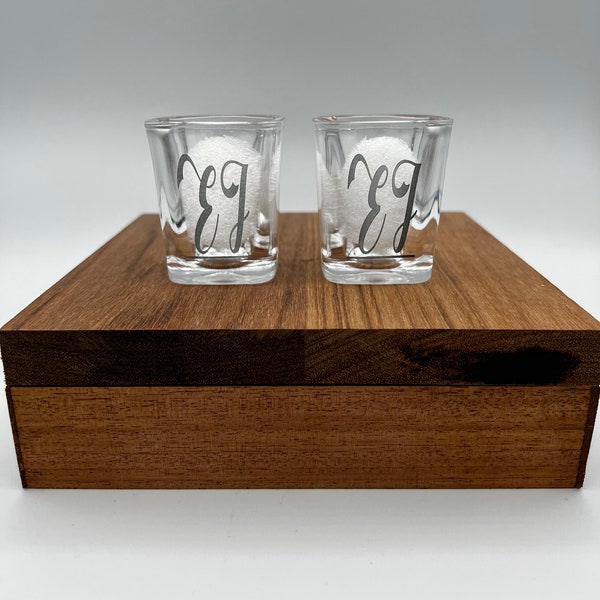 Monogram Shot Glass - Etsy