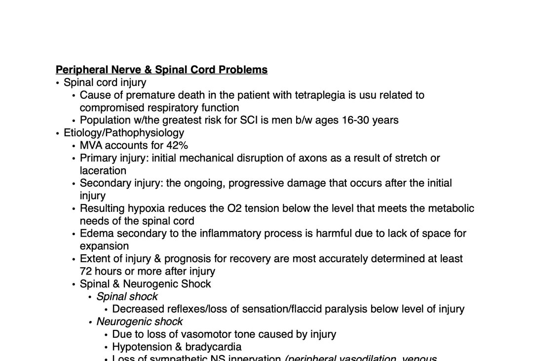 Peripheral Nerve & Spinal Cord Problems - Etsy