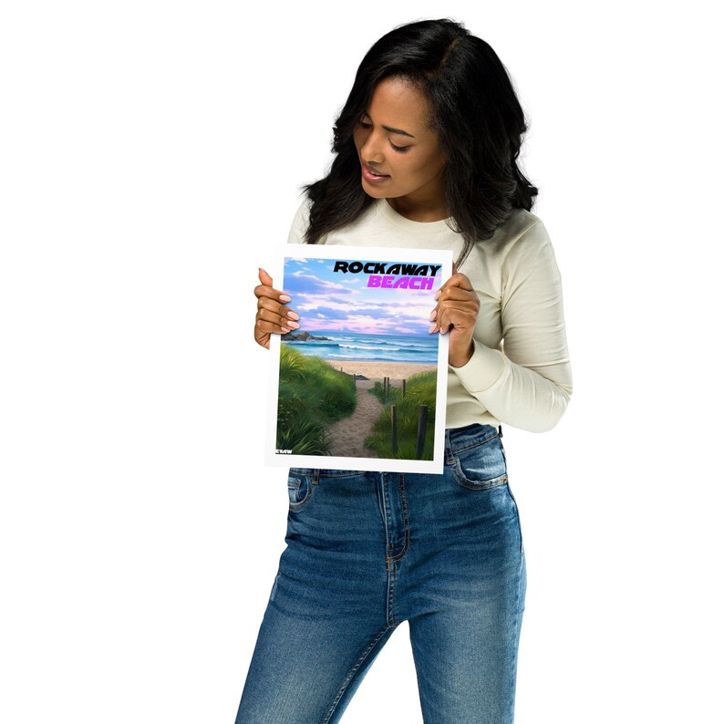 Rockaway Beach Poster, New York Travel Poster, Queens Wall Art, Meadow ...