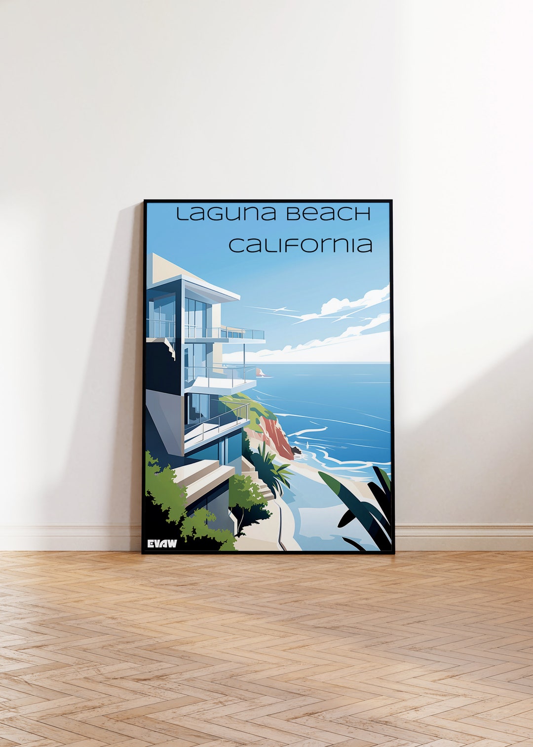 Laguna Beach Surf Poster, Laguna Beach Travel Poster, Laguna Beach ...
