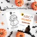 Halloween ABC Coloring Book Printable Kids Activity Alphabet Coloring ...