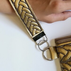 In the Hoop Wristlet Machine Embroidery Design Wrist Straps ITH Key Fob ...