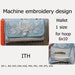 Wallet in the Hoop Flower Embroidery Design ITH Purse, Phone Case ...