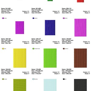 Set Oval Rectangle Square Machine Embroidery Designs Shapes Embroidery ...