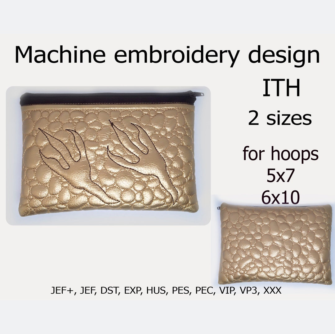 In the Hoop Bag Machine Embroidery Design Bag ITH Project for Hoops 5x7 ...