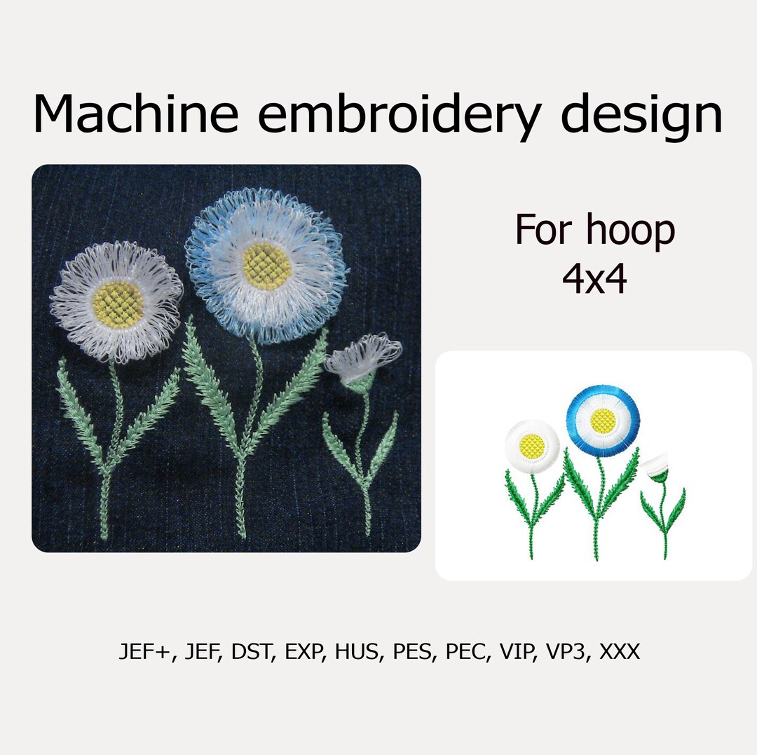Machine Embroidery Design Flower Fringe Embroidery Designs Decor ...