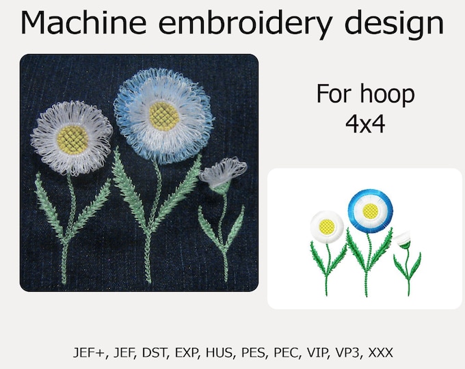 Machine Embroidery Design Flower Fringe Embroidery Designs Decor ...