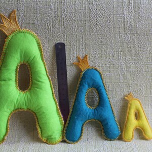 In the Hoop Felt Alphabet With Flower Embroidery Project Toy Embroidery ...