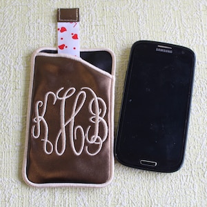 Phone Case Blank in the Hoop 5 Options Embroidery Design Eyeglass Case ...